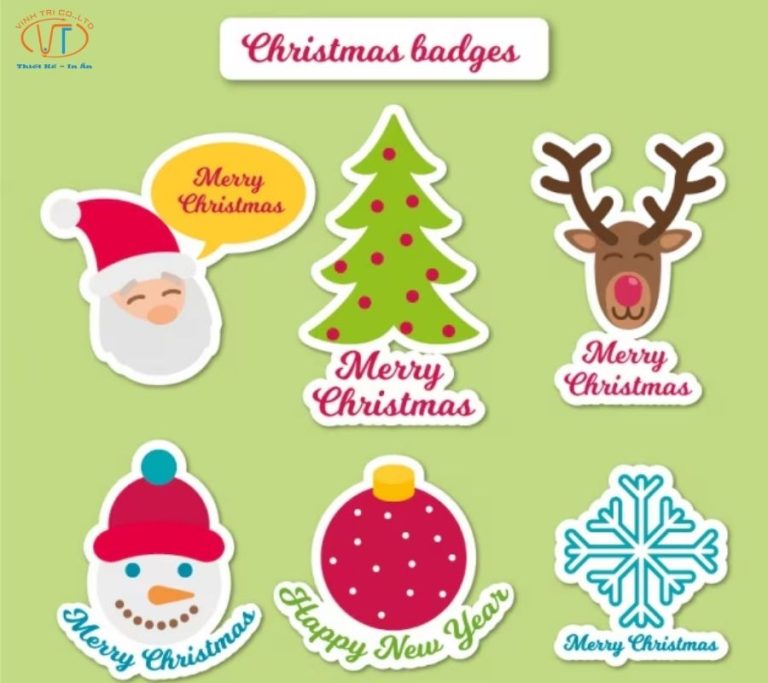35+ Mẫu Sticker Noel Đẹp Mắt, Cute, Dễ Thương